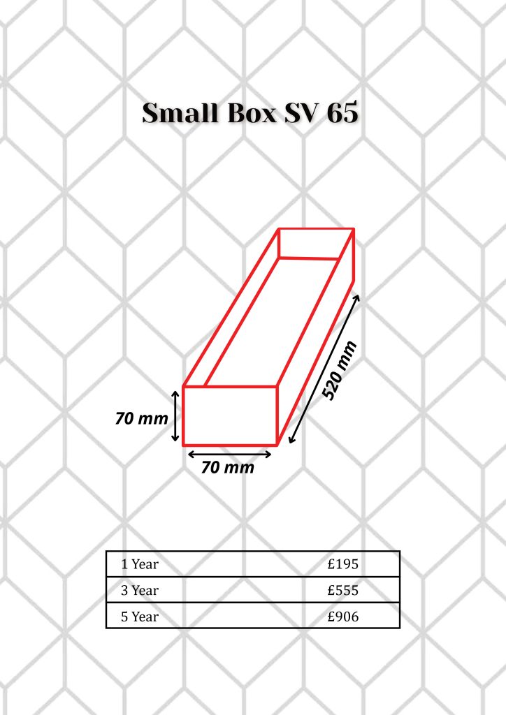 Size & Prices - Sentinel Vaults